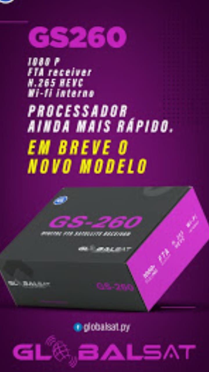 GLOBALSAT GS-130 E GS-260 NOVOS MODELOS DA MARCA EM BREVE 17/04/2019 ...