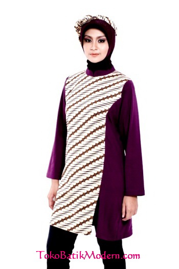 Model Busana Baju Batik Muslim Muslimah Modern Terbaru 2012 - Putra ...