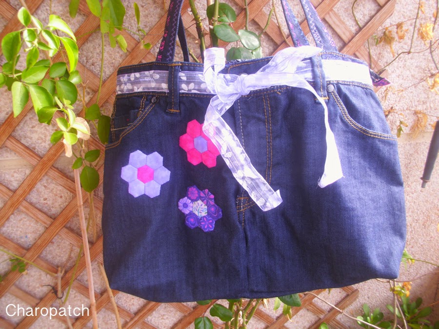 Charo's Patchwork: Bolso con vaqueros