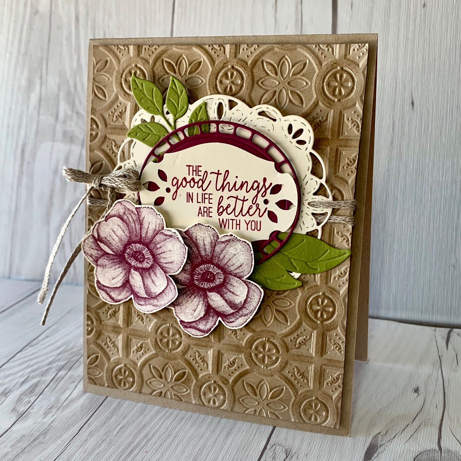 Stampin' Up! Tin Tile Embossing Folder | Stamped Sophisticates