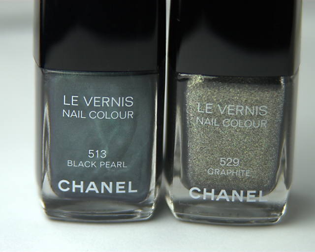 Chanel Le Vernis Black Pearl and Graphite - do you need them? Swatches ...