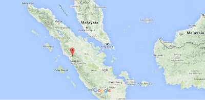 Barisan Mountains Map