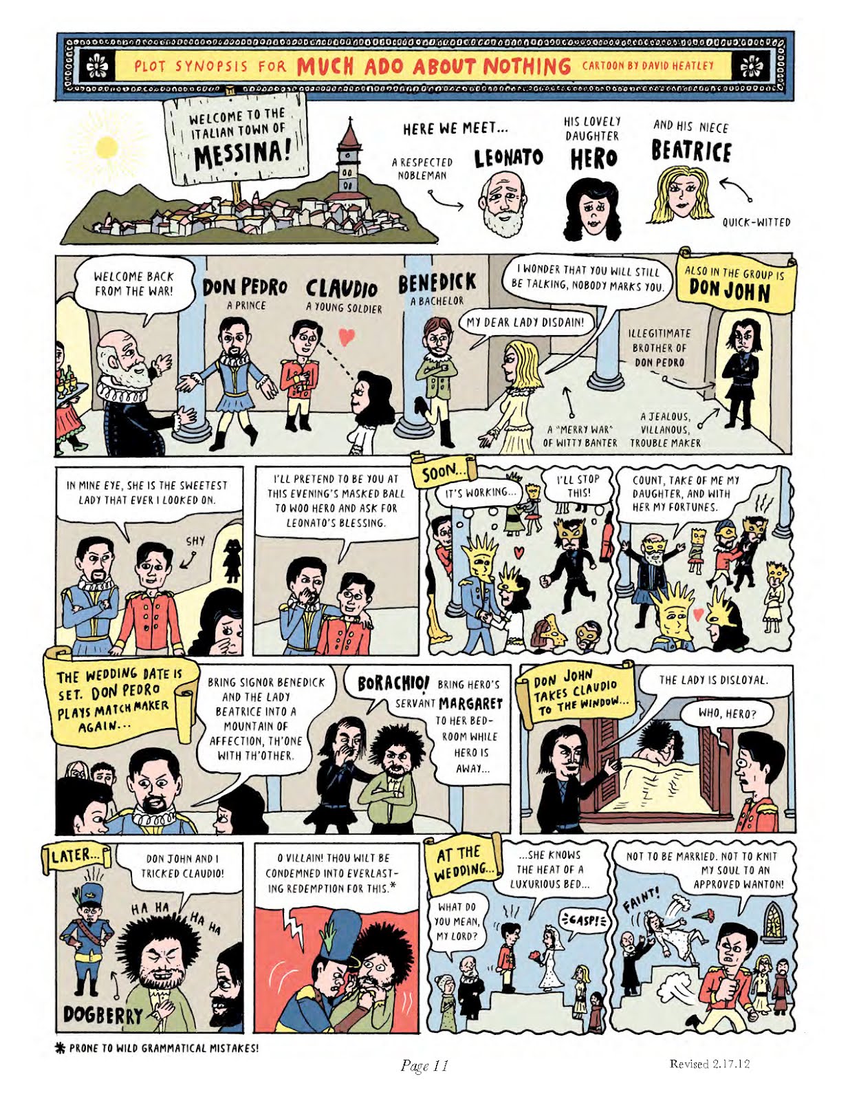 CSC NextGen: Much Ado Comic Book Plot Summary!