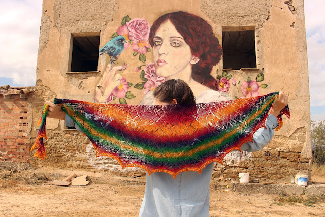 L'Atelier de l'Obi: Arabesque Shawl