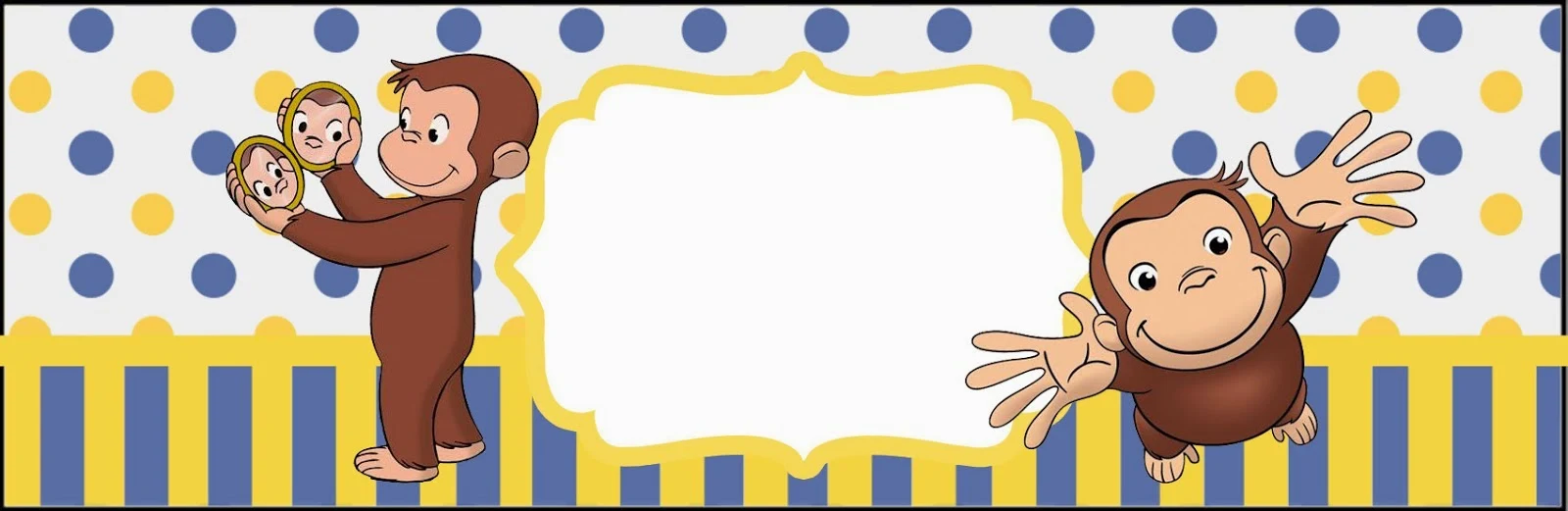 Curious George Free Printable Candy Bar Labels. - Oh My Fiesta! in english