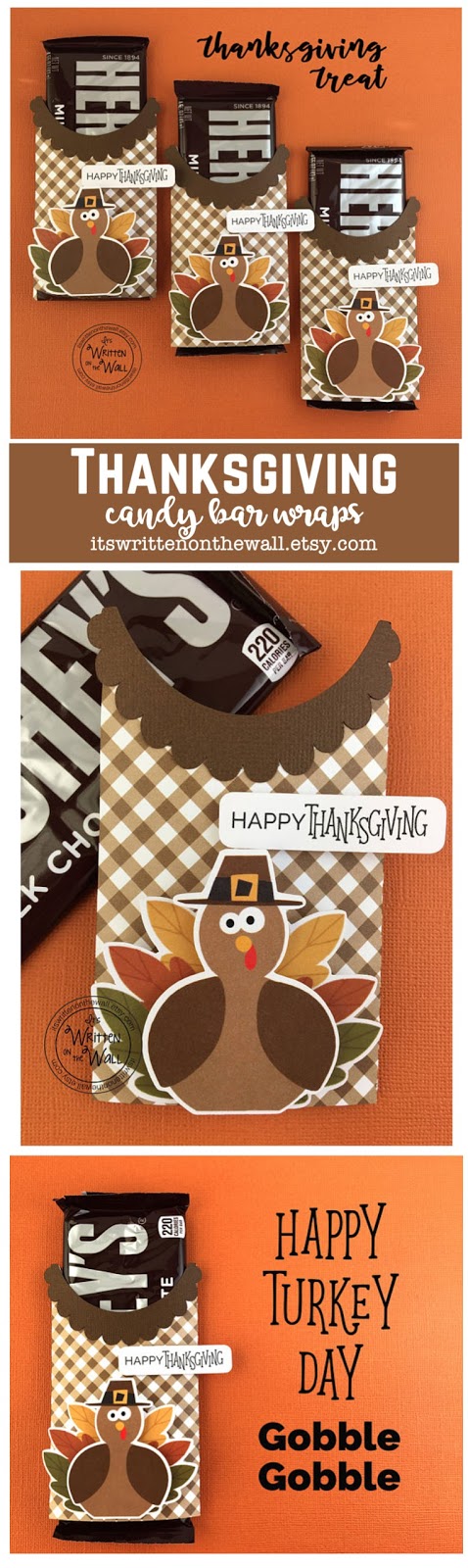 It's Written on the Wall: Happy Thanksgiving Turkey Candy Bar Wrappers ...