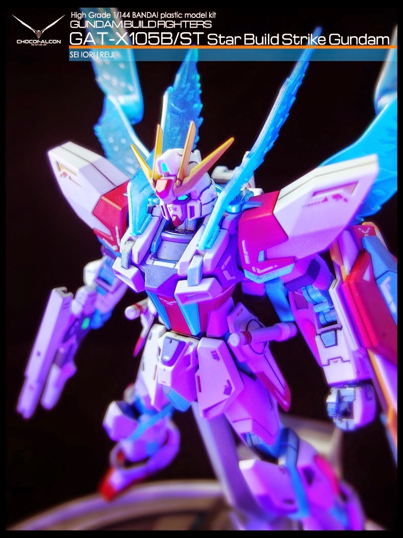 Painted Build: HGBF 1/144 Star Build Strike Gundam With Florescent ...
