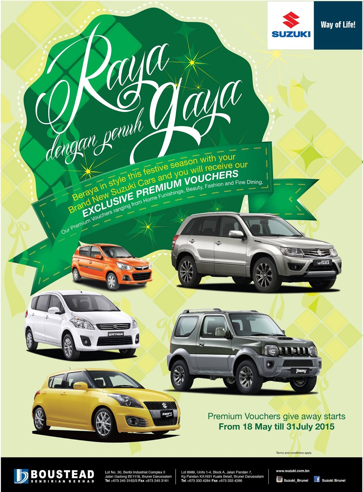 M A N T U K A: Promosi Hari Raya Suzuki