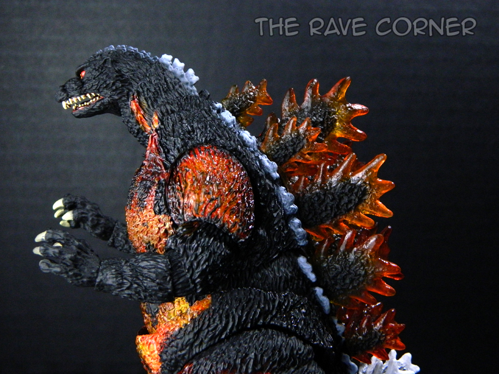 The Rave Corner: S.H. MonsterArts Godzilla 1995 (Burning Godzilla ...