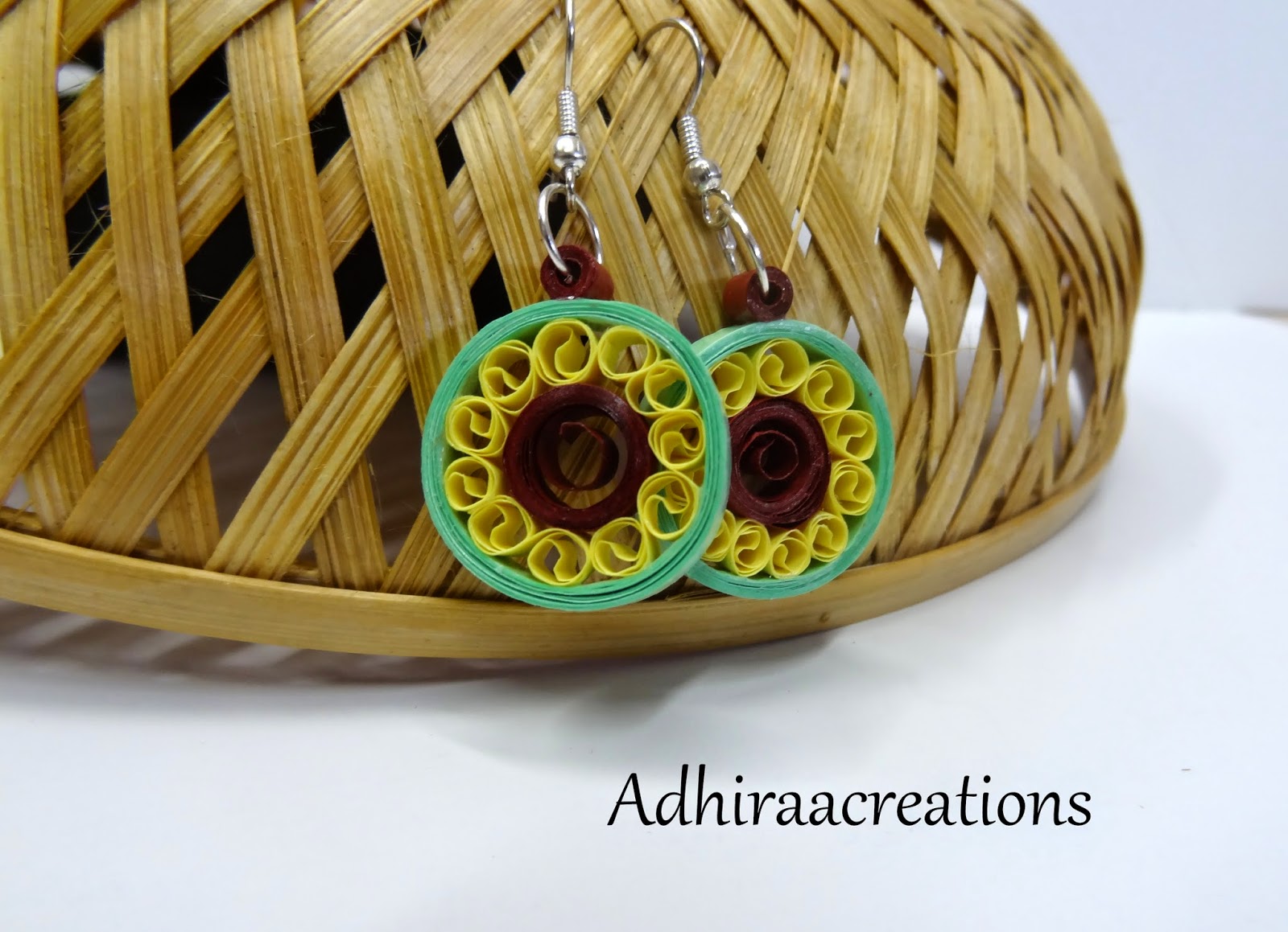 Adhiraacreations: Quilling Earring Designs