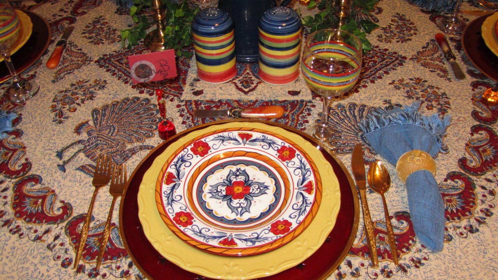 Plum Perfect: A Mexicana Tablescape!!