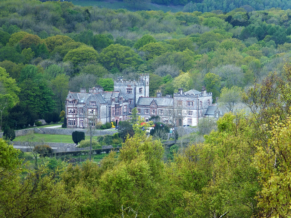 Cumbria Wildscapes: Witherslack Hall and valley from Whitbarrow Scar