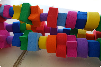 BLISSFUL ROOTS: Foam Beads & Pipe Cleaners