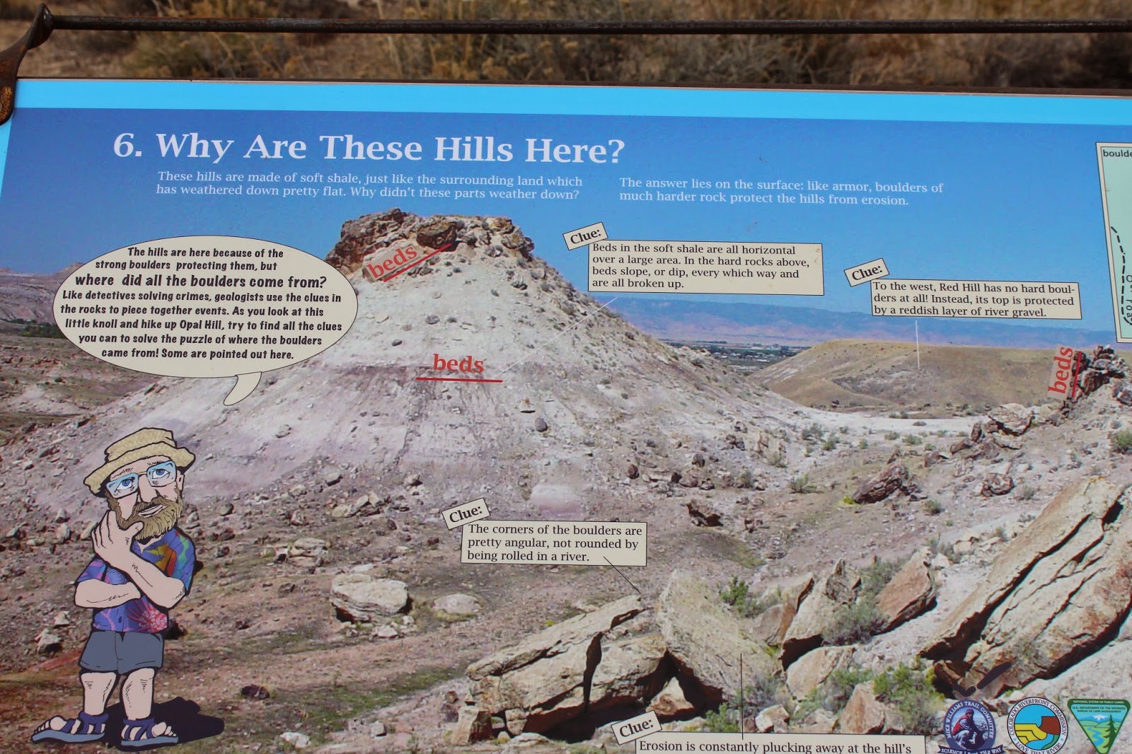 gjhikes.com: Mr. Williams' Geology Trail - Opal Hill Loop