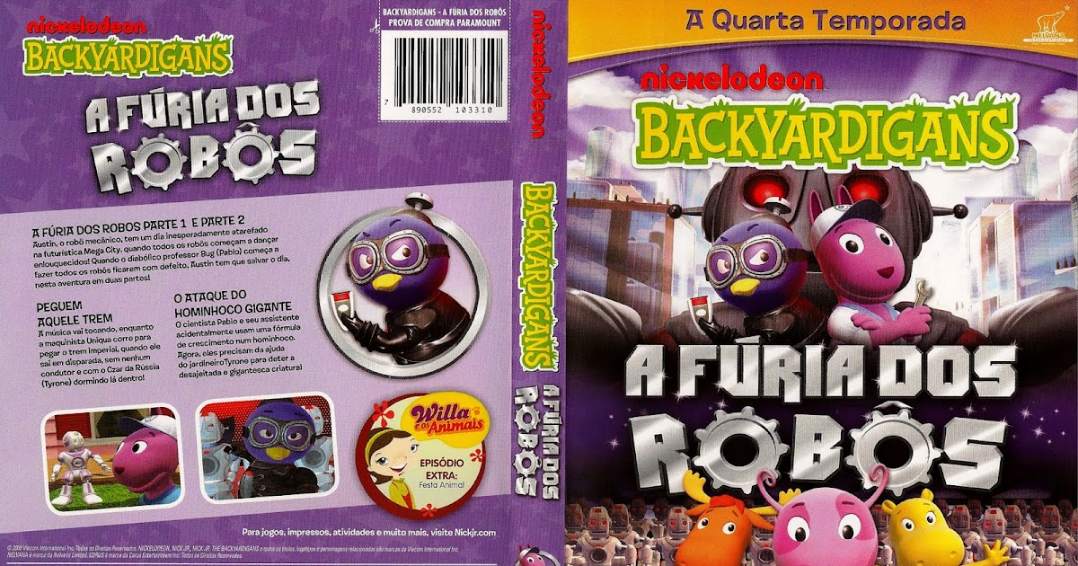 CAPAS FILMES DVD: Backyardigans - A Fúria dos Robôs