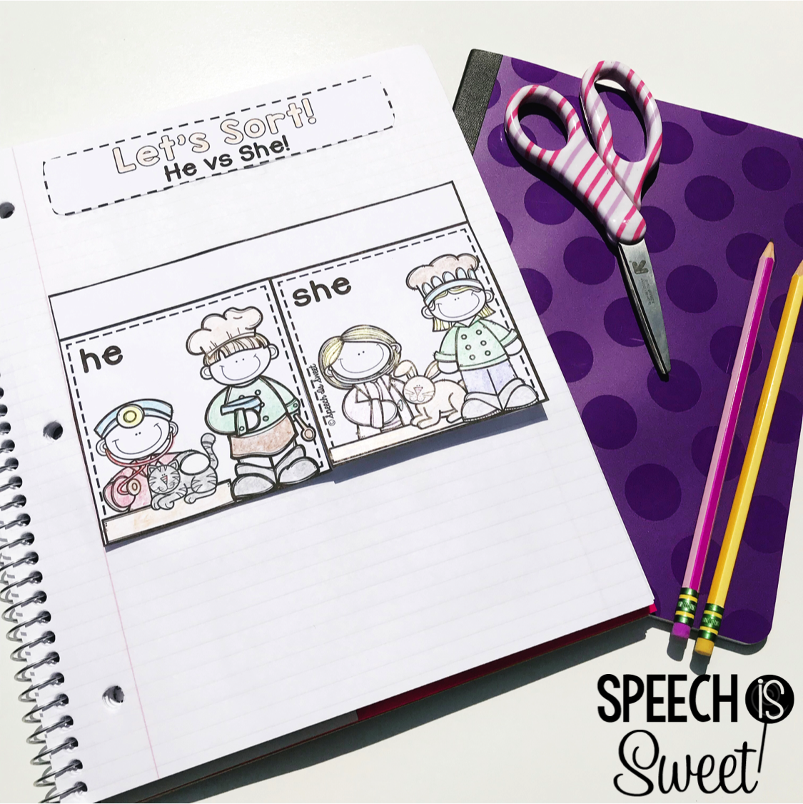 September Interactive Language Notebook - Speech is Sweet