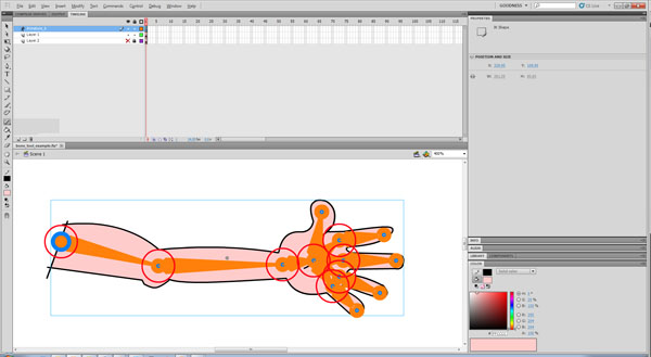 equilibrium.digital: Bones tool in Flash CS5