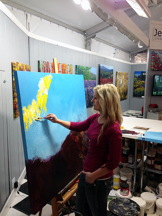 Aspen Paintings by Contemporary Aspen Artist Jennifer Vranes, Birch ...