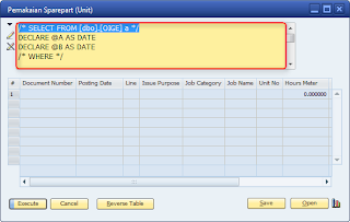 SAP Business One: Cara membuat Query Di SAP business One
