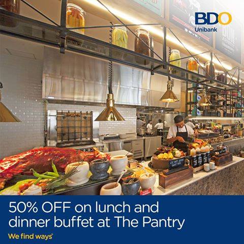 Manila Shopper: BDO Credit Card x Dusit's The Pantry Buffet Promo ...