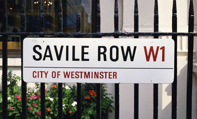 "Tweedland" The Gentlemen's club: London: the tailors of Savile Row.
