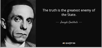 ZITATFORSCHUNG: "Die Wahrheit ist der Todfeind der Lüge, und daher ist ...