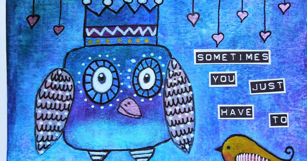 Inky Dinky Doodle: WOYWW #289: Quirky Doodle Birds