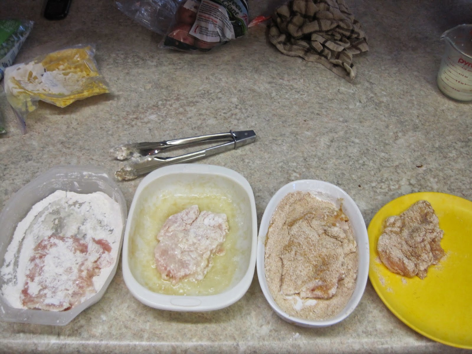 Bliss: Sunday Family Dinner - Chicken Not-Fried Steak and Garlic Red ...