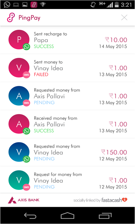 Not All Moonshine!: Presenting Ping Pay!