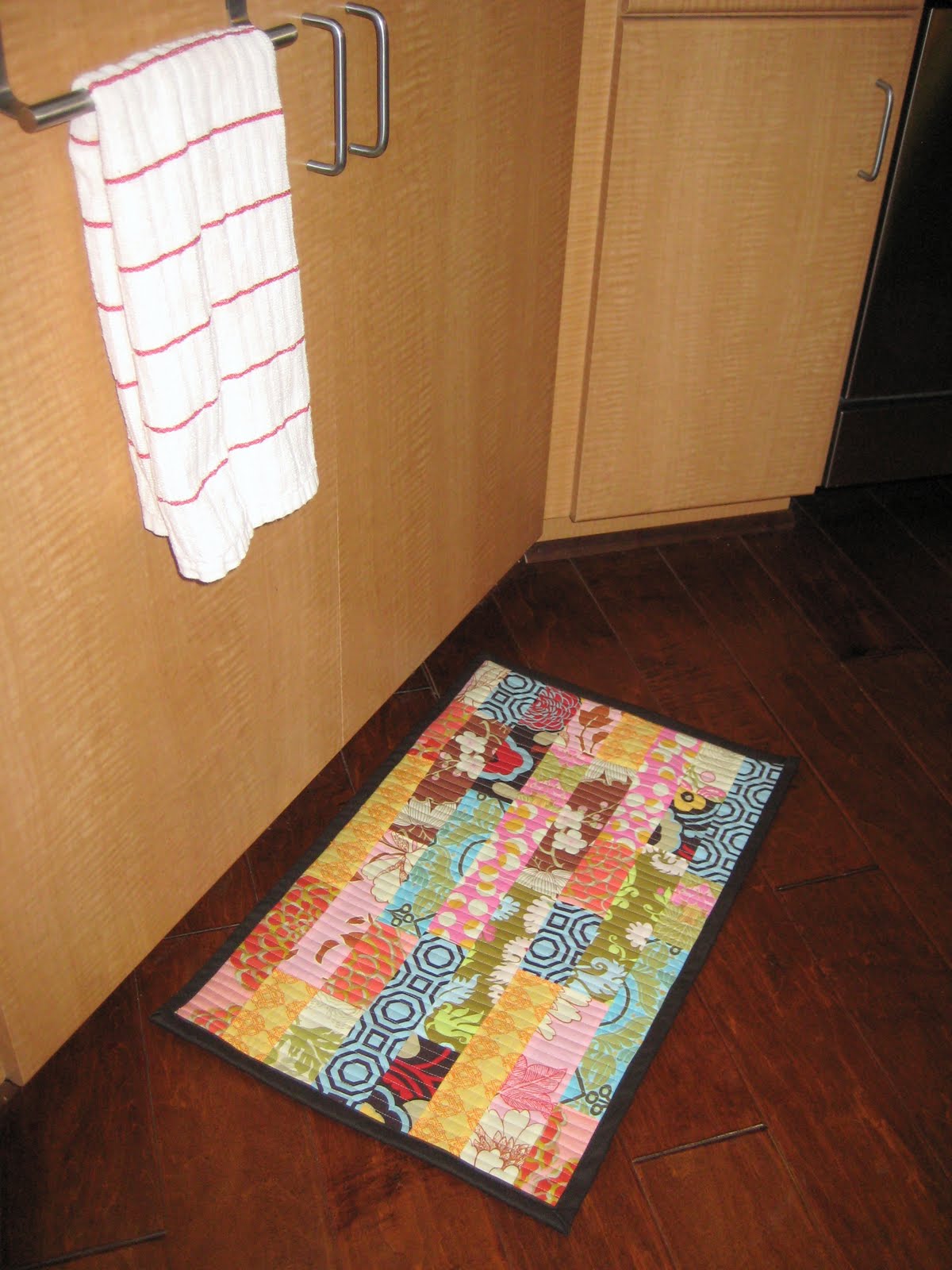 Uber Domestic: The Cobblestone Quilted Rug.