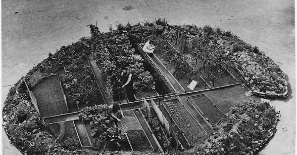 Bomb Crater Garden | Amusing Planet