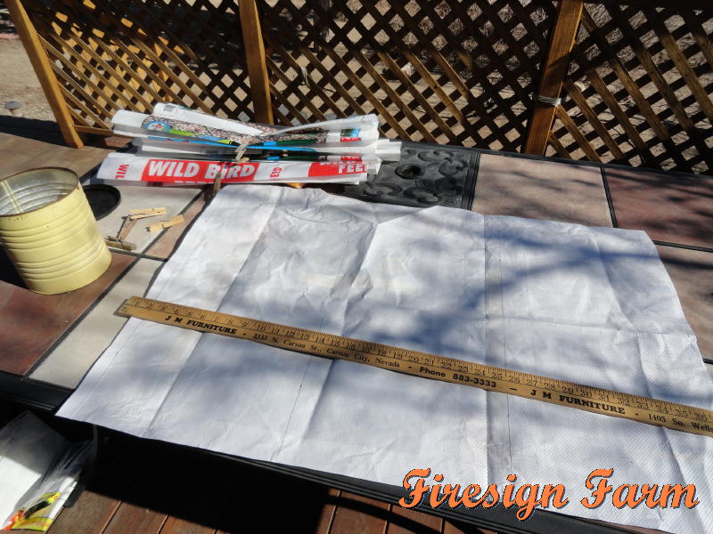 Firesign Farm: Birdseed Bag Sit-Upon