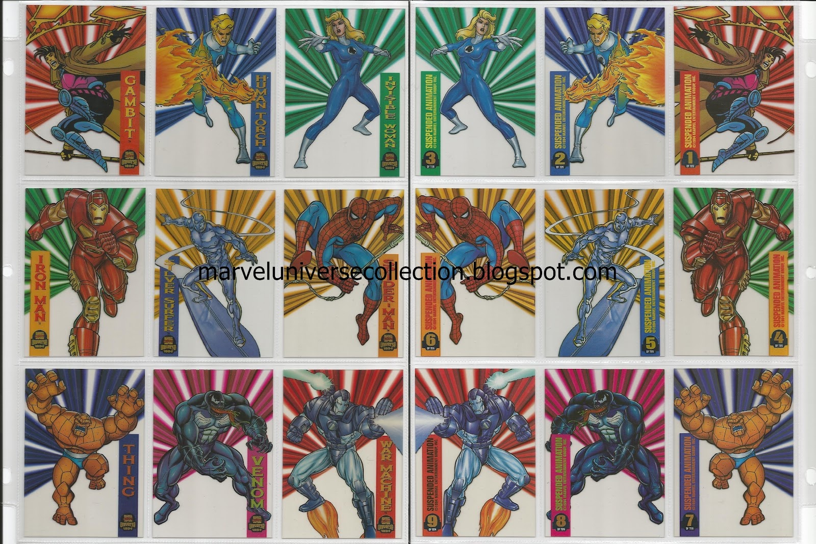 My Marvel Universe trading card collection: Marvel Universe Series V ...