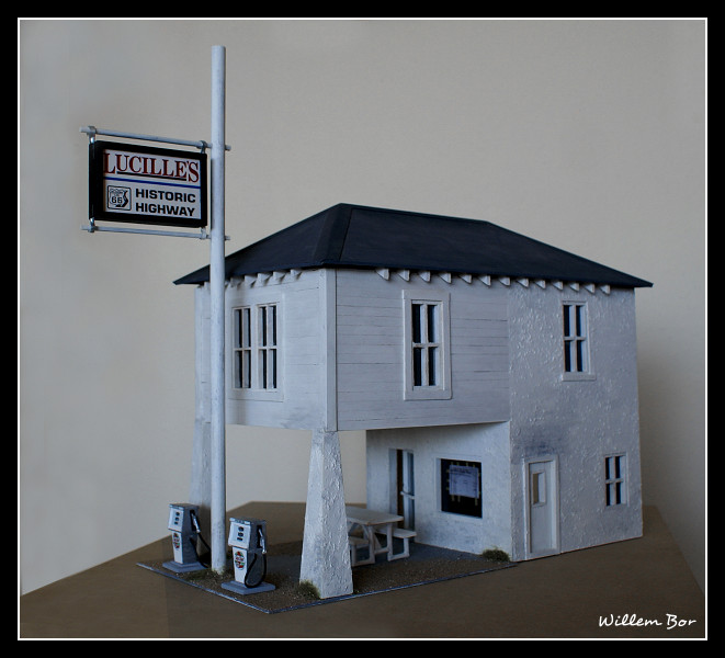 Route 66 Art: Scale Models, Lucille's