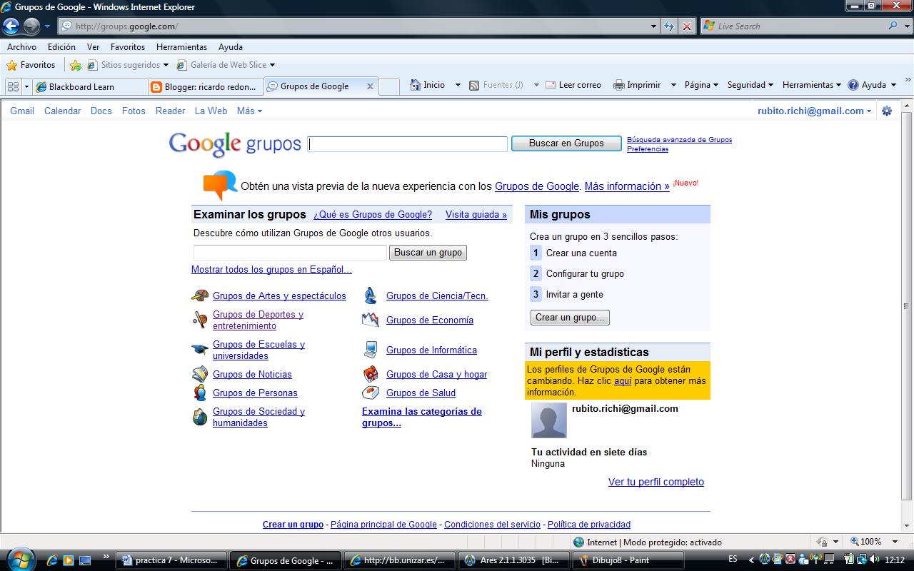 ricardo redondo dixon: ejemplos de portales web