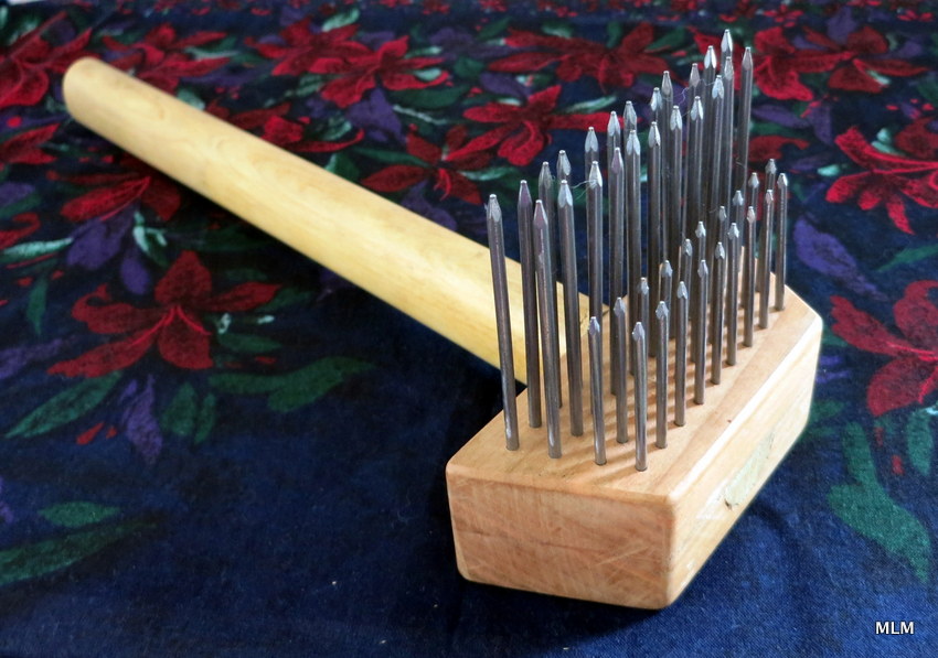 Sweet Leaf Notebook: Home-Built Hackle and Comb Set for Processing Raw ...