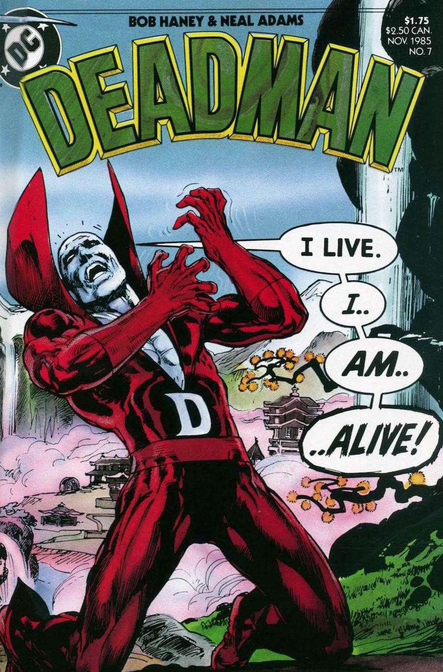 Deadman #7 - Neal Adams cover & reprints - Pencil Ink