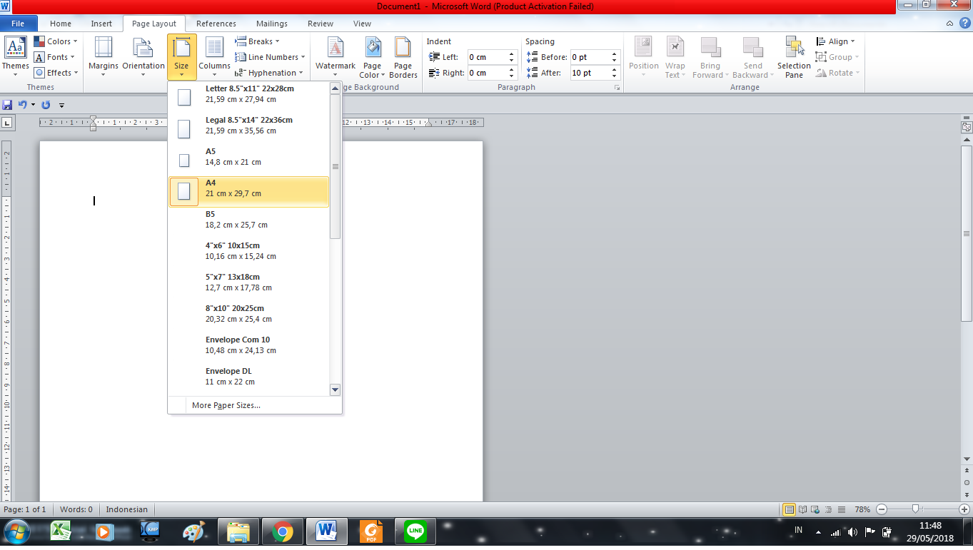 Format Makalah di Microsoft Word