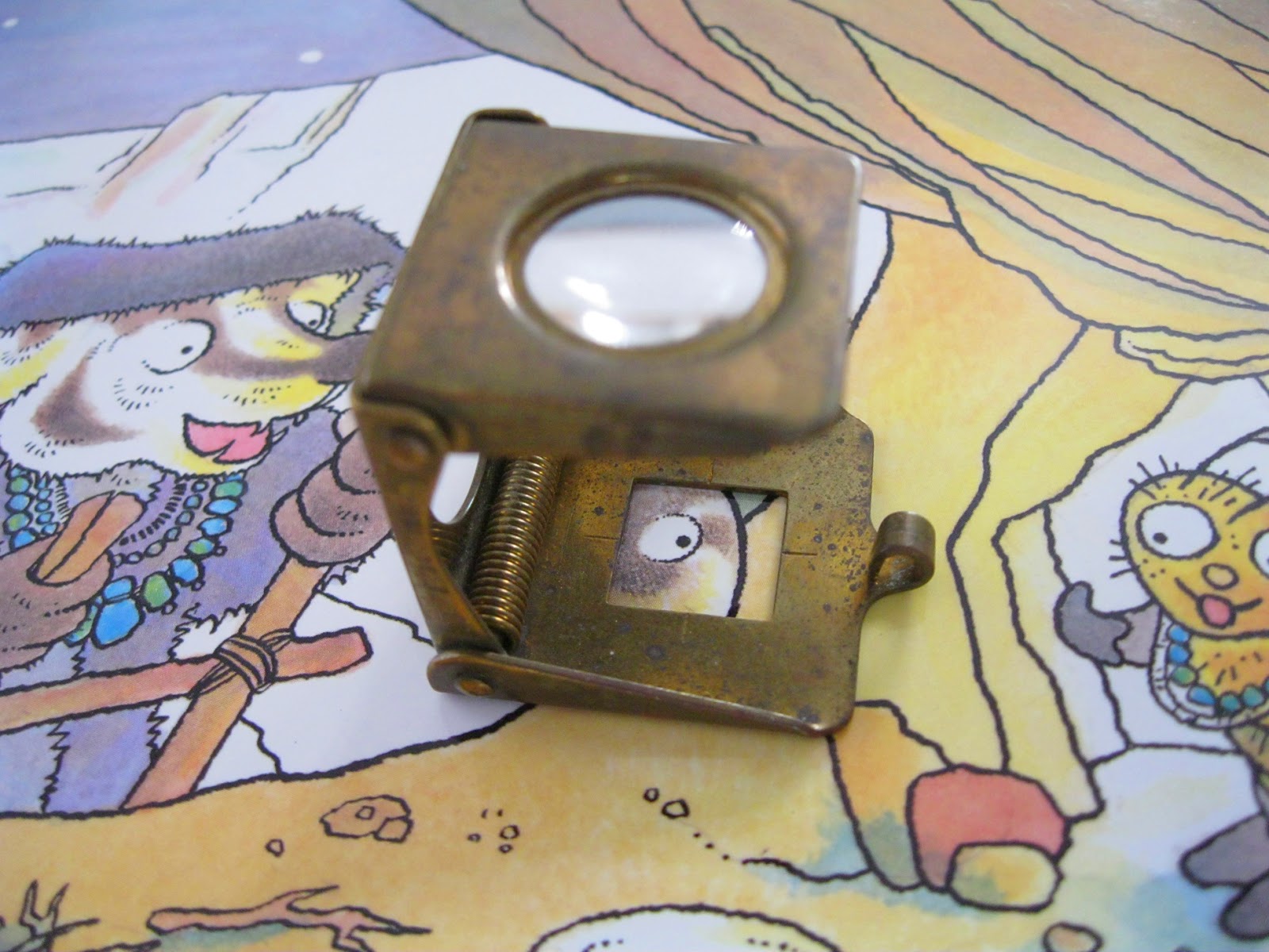 WENDY WATSON'S BLOG: DAD'S STUDIO - PRINTER'S LOUPE