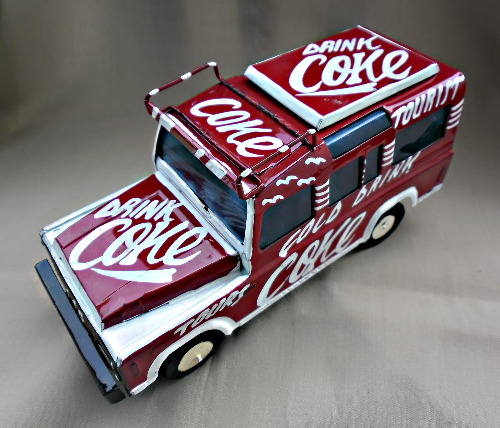 SANAA ZETU, THE OLDEST CURIO SHOP IN MOSHI TOWN: Recycled Tin Cars