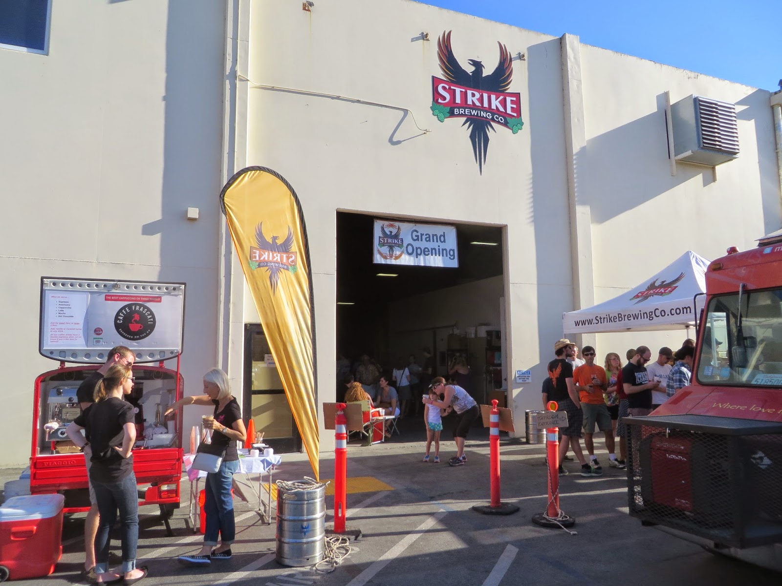 Ramblings of a Beer Runner: Strike Brewing Officially Opens its Tap Room