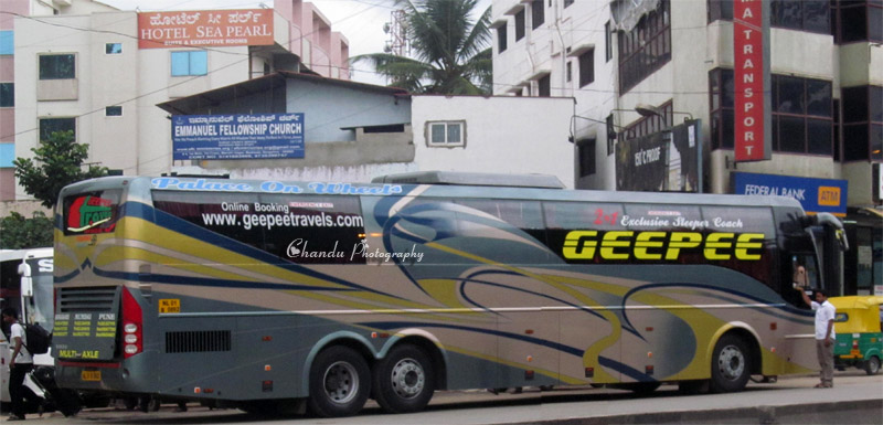 chanduphotography: GEEPEE TRAVELS Sleeper buses