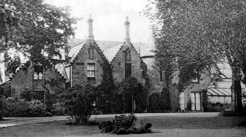 Tour Scotland: Old Photograph Hermiston House Scotland