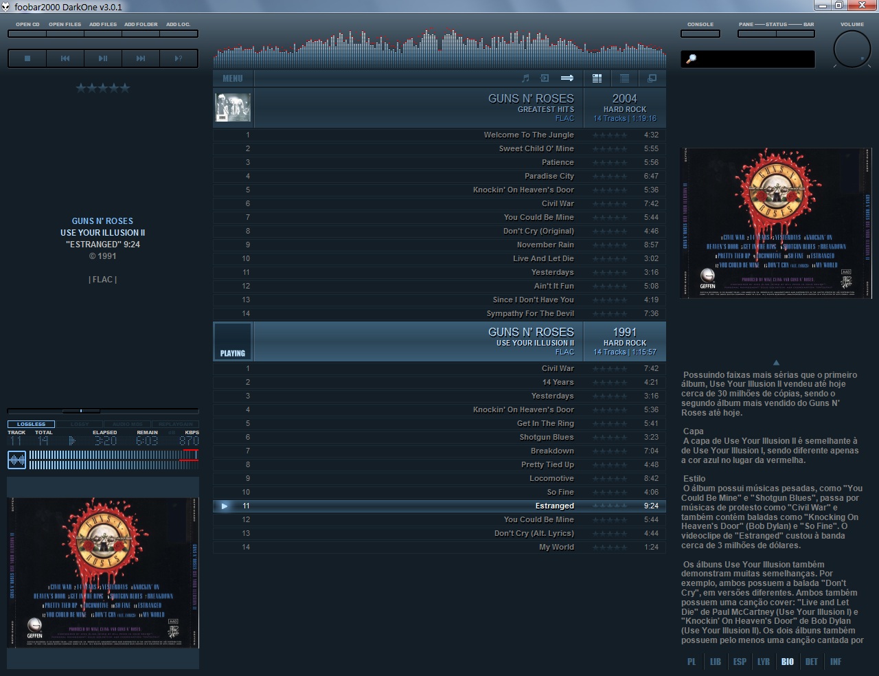 Foobar2000 1.4 skins - joloset