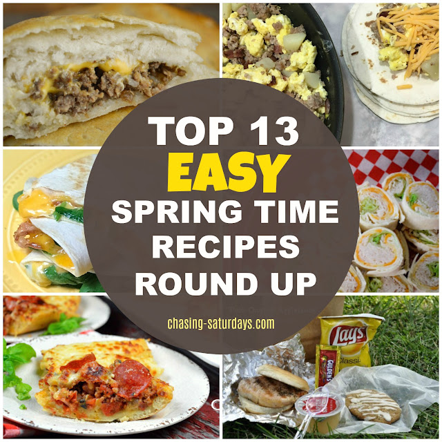 Top 13 Easy Spring Time Recipes Round Up | Chasing Saturdays
