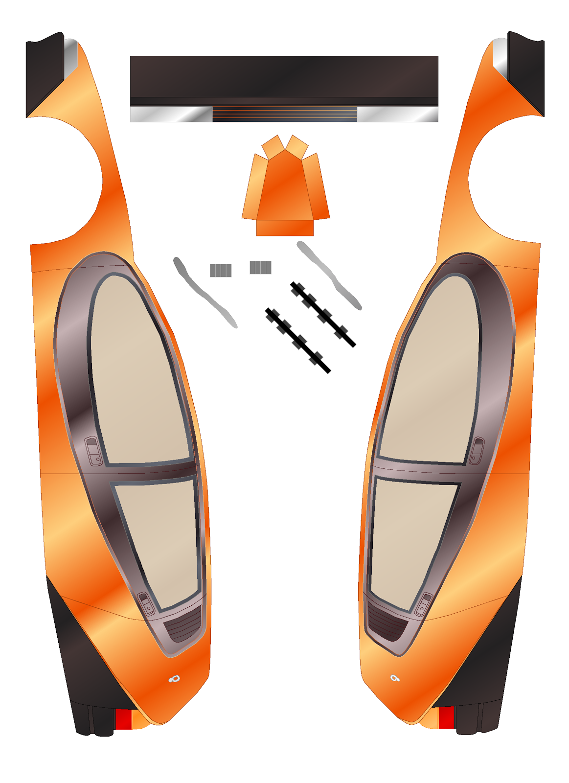 papermodelmatersexclusive's: here is the papercraft parts to be ...