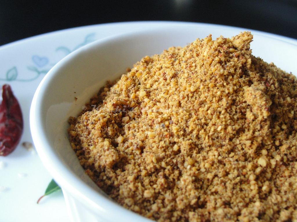 Krithi's Kitchen: Kollu Podi / Horse Gram Spice Powder | Side Dish for ...