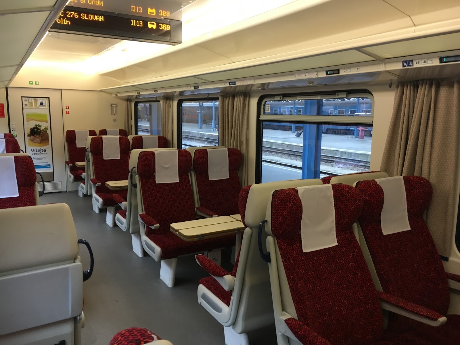 First Class Ceske Drahy Budapest to Prague - Travel is my favorite Sport