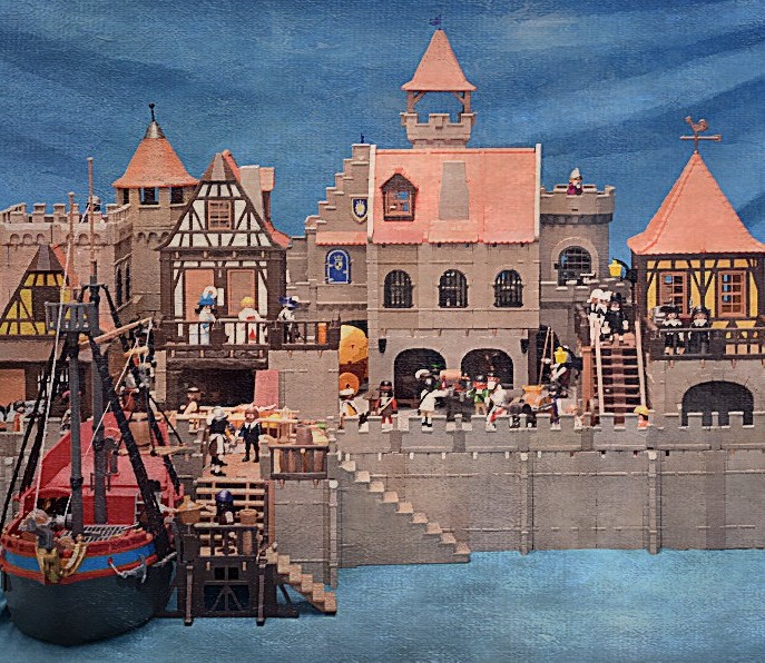 Mop Mad On Playmobil Playmobil Diorama Xvii Century Port