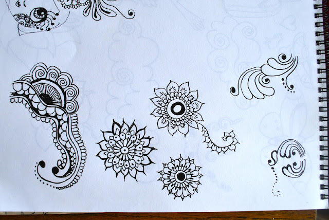 eat my SWEET DUST: mehndi sketches and doodles